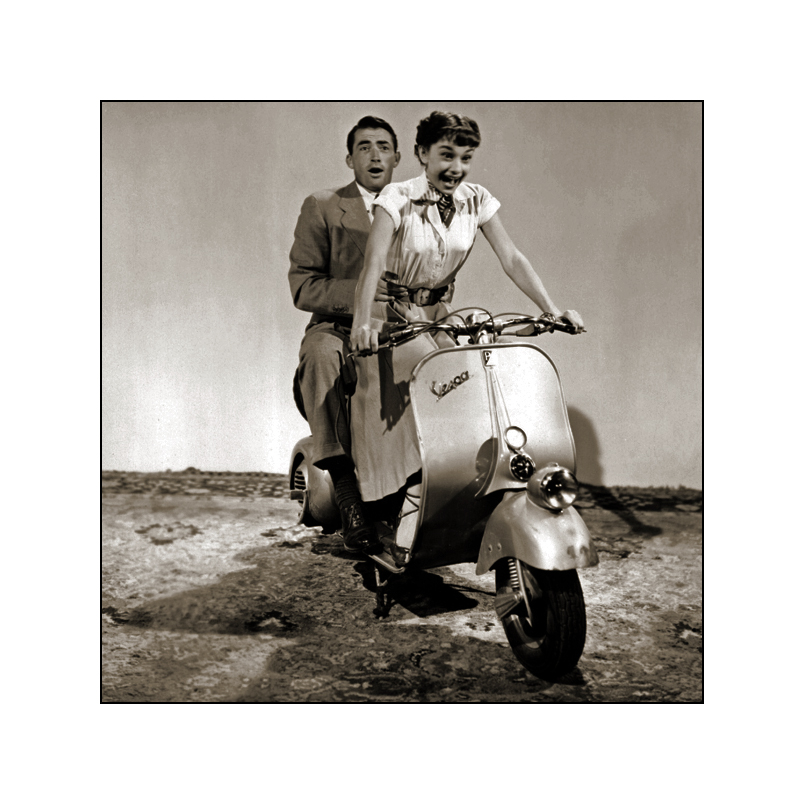 Audrey Hepburn Roman Holiday Vespa