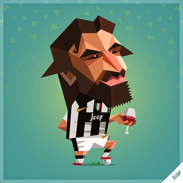 Cubist Footballers By Robin Gundersen (Gallery) | FOOTY FAIR
