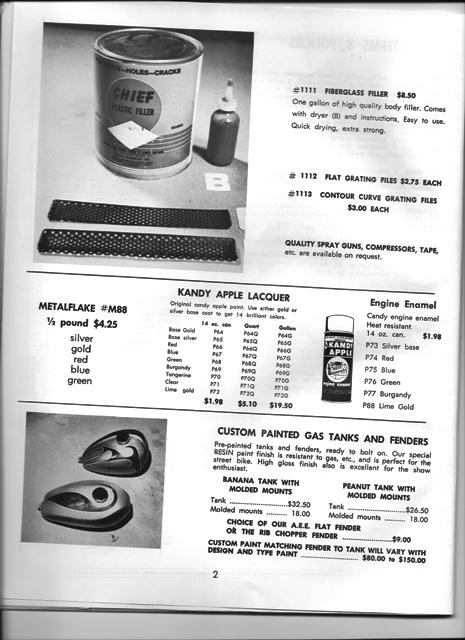 AEE Choppers: part 2 of the 1969 AEE catalog
