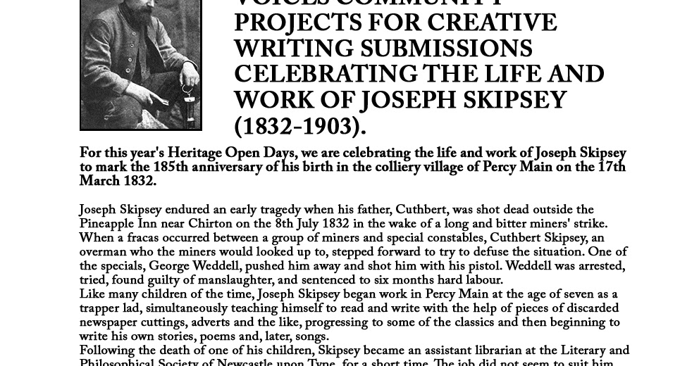 doctor keith armstrong - the jingling geordie!: JOSEPH SKIPSEY - THE ...