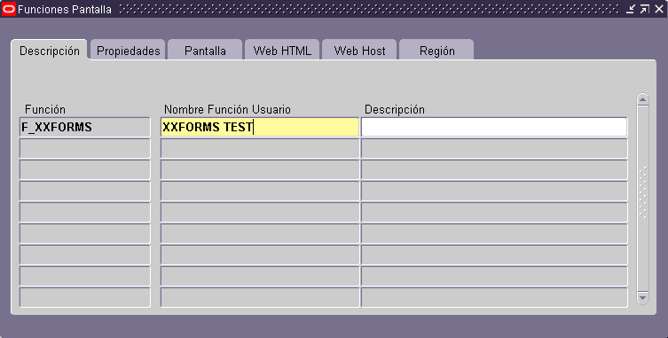 Compartiendo Tips de Oracle: Registrar un formulario