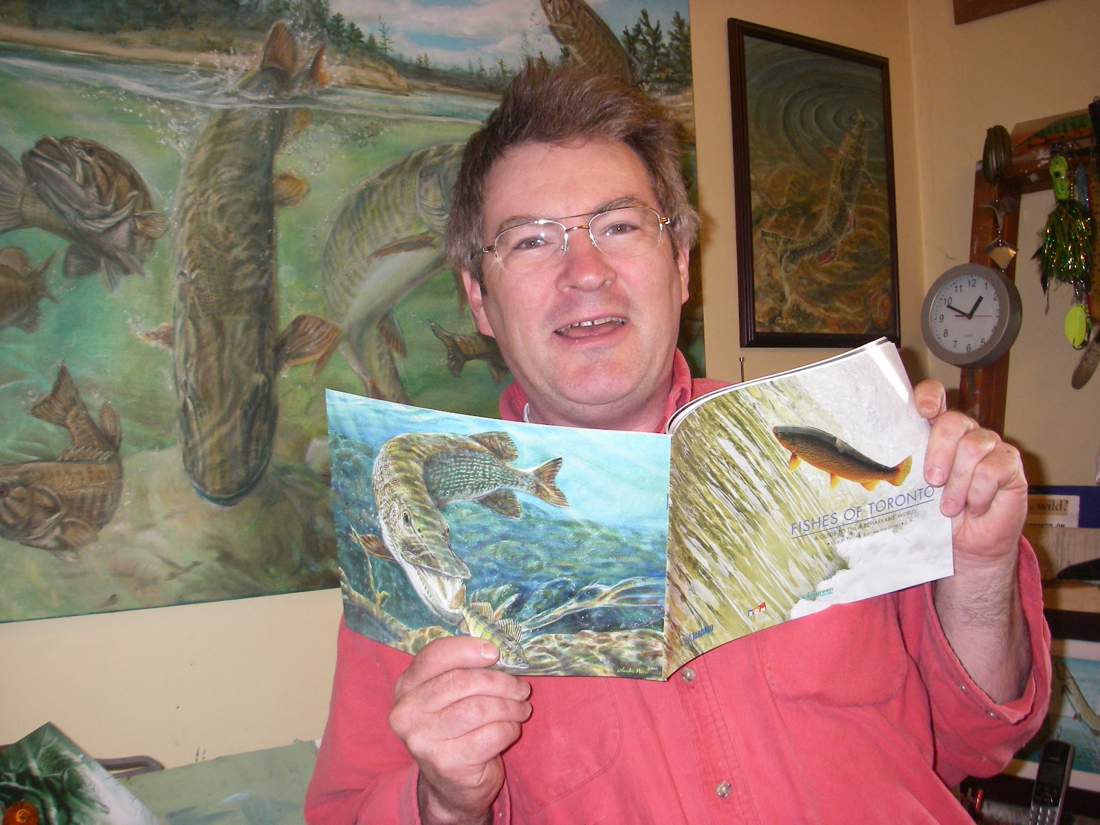 CHARLES WEISS ART: FISHES of Toronto Book now printed and published!