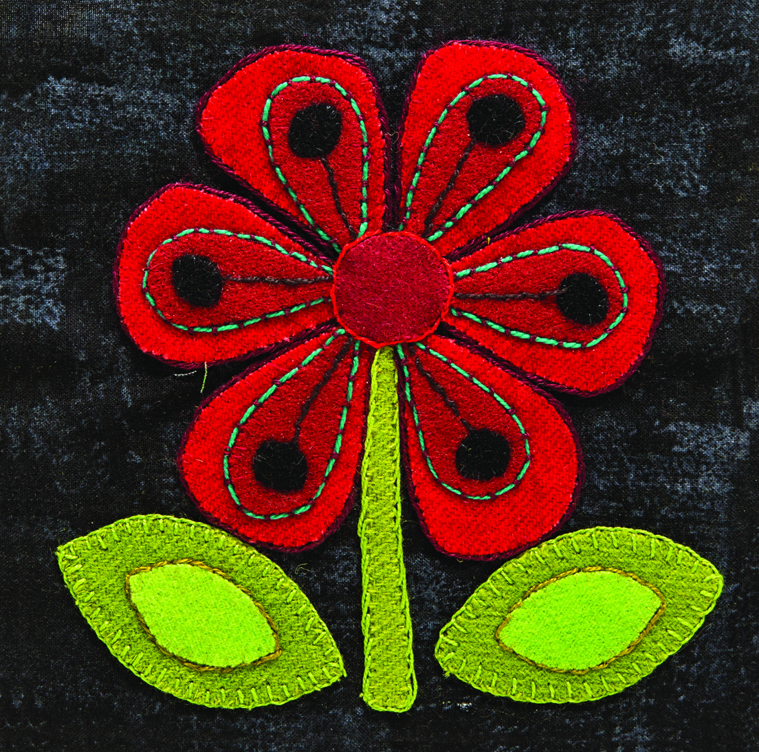 The Literate Quilter: Whimsical Wool Applique by Kim Schaefer