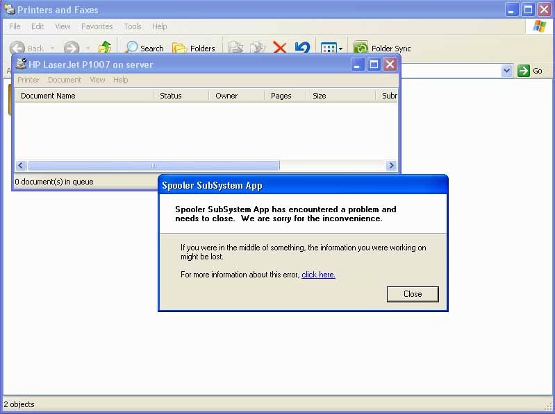Spooler SubSystem App Has Encountered A Problem And Needs To Close We Spooler SubSystem App Has Encountered A Problem And Needs To Close We