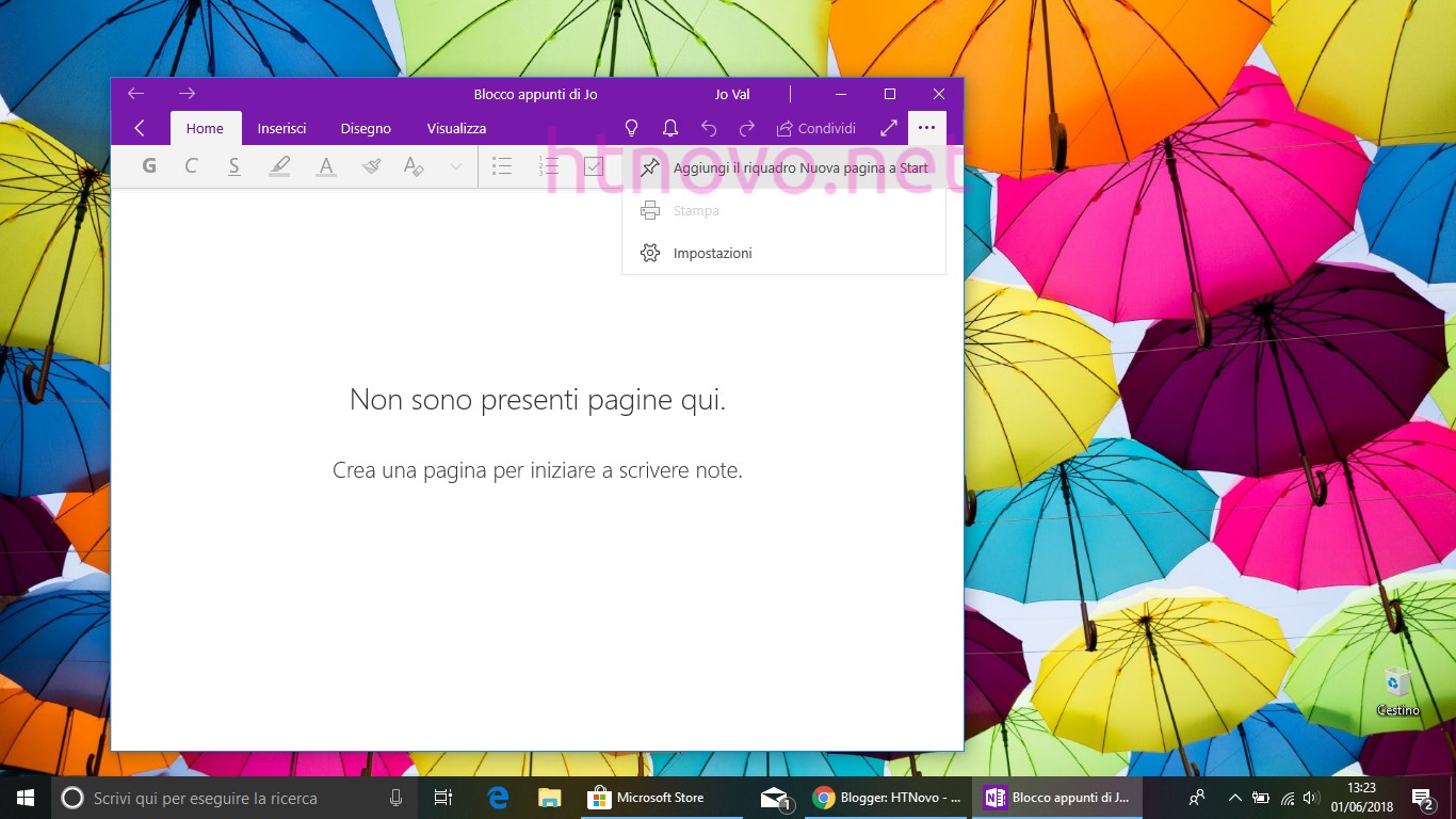 OneNote si aggiorna in Windows 10 (versione 1803 e 1809) con diverse novità