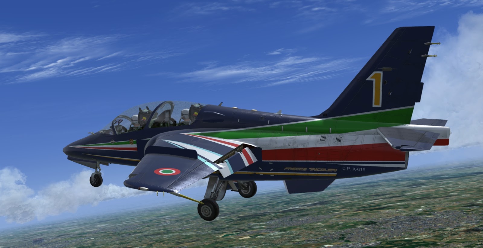 IndiaFoxtEcho Visual Simulations: SIAI Marchetti S-211 / Aermacchi M ...