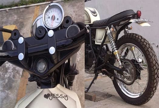 Modifikasi Motor Suzuki Thunder 250 Street Tracker Grovy V - Modifikasi ...