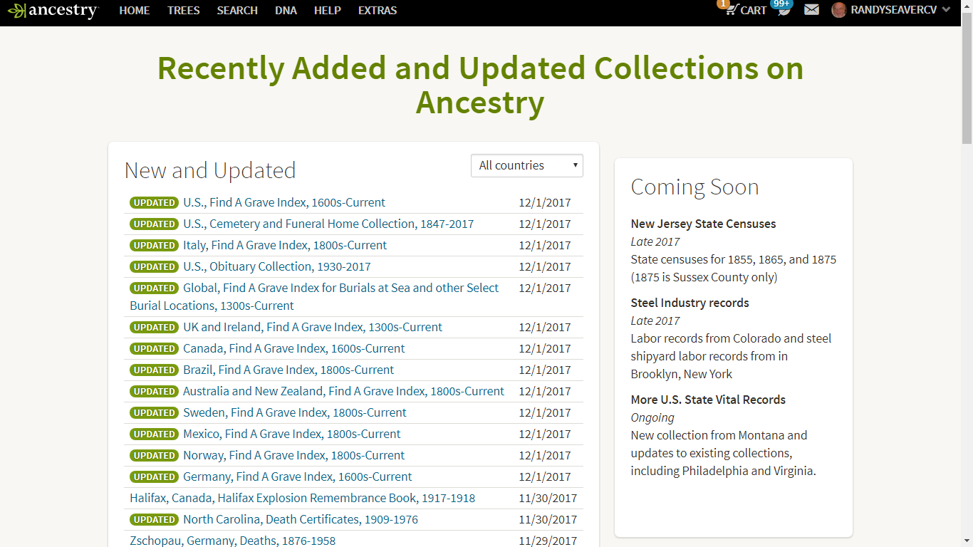Genea-Musings: Added or Updated Ancestry.com Collections - Week of 17 ...