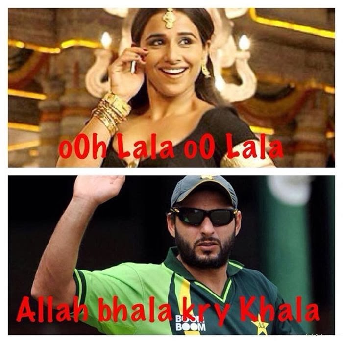 Funny Pictures Free Download : Oo Lala Shahid Afridi