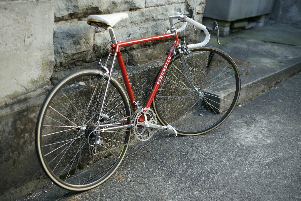 Zugzwang: Pinarello Montello, Chrommuffen, full Dura-Ace, ca. 1989 ...
