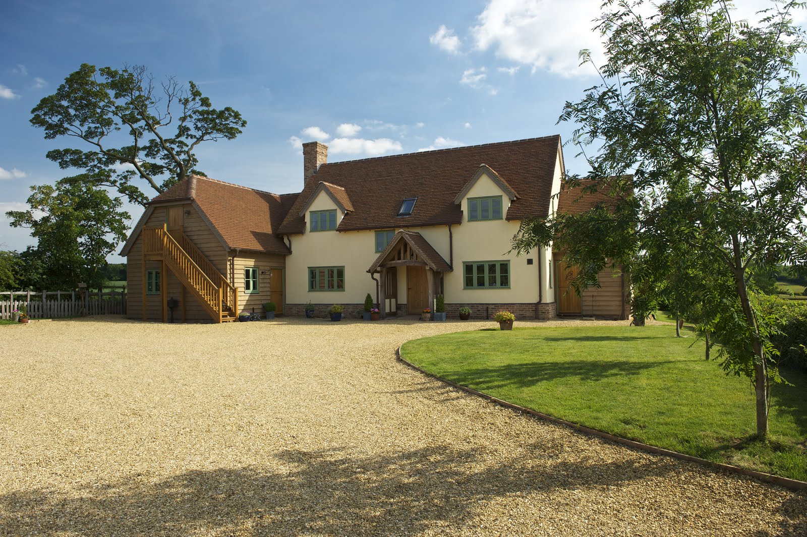 from little acorns.........: The Border Oak porch