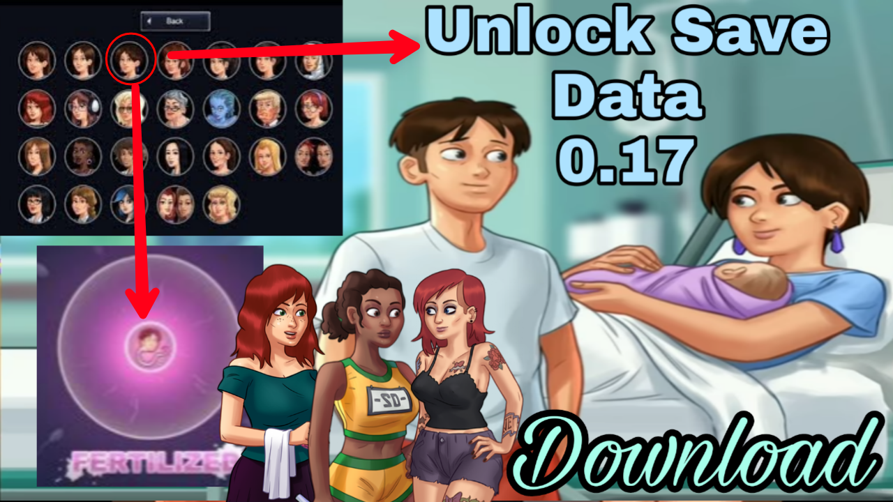 Summertime Saga Unlock All Girls V0 17 Sava Data All Sense All Cookie