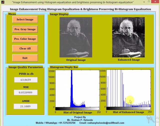 Image Enhancement Using Histogram Equalization and Bihistogram ...