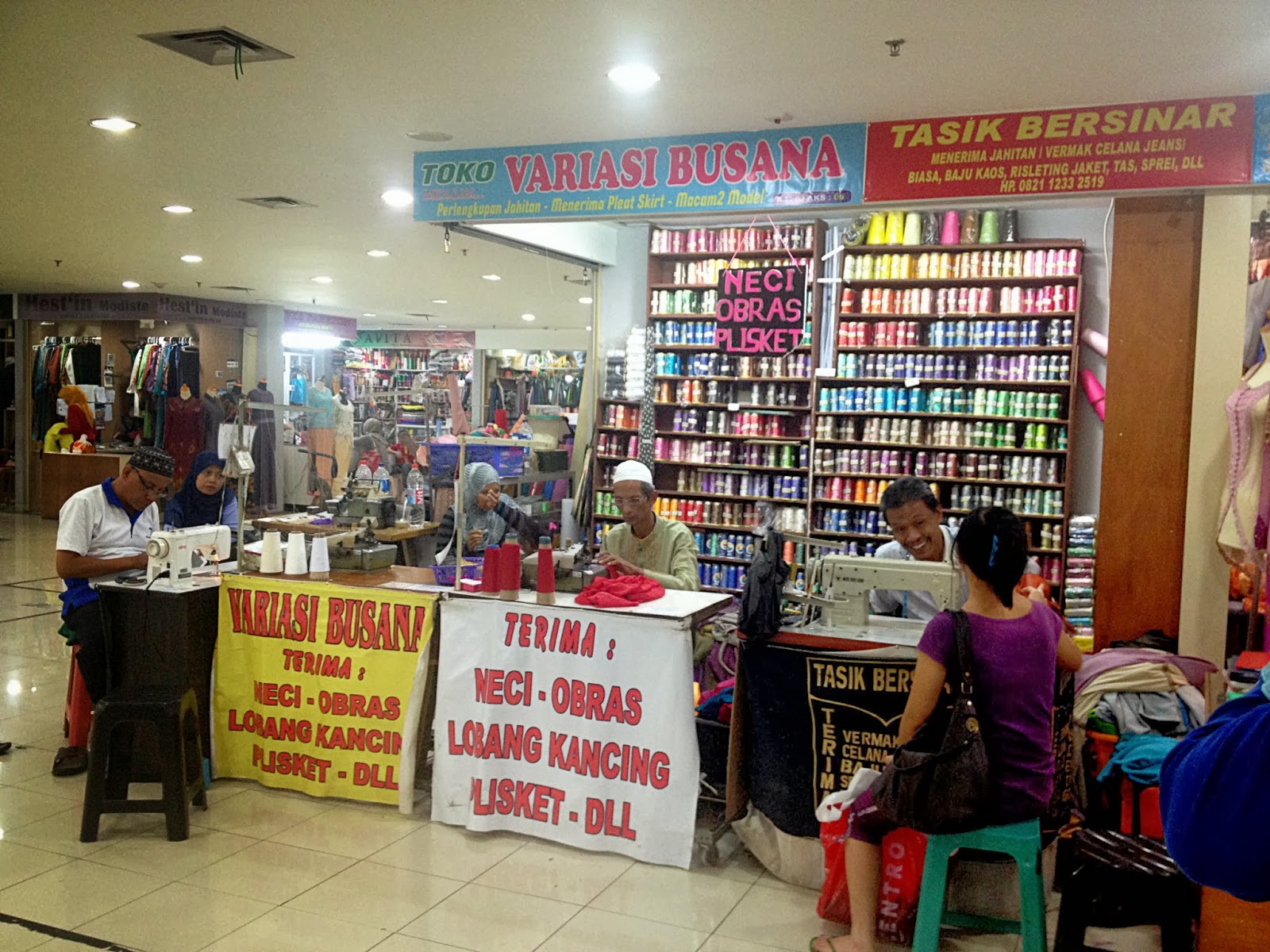 Traveling Note: New Pasar Mayestik, fabrics marketplace at Jakarta