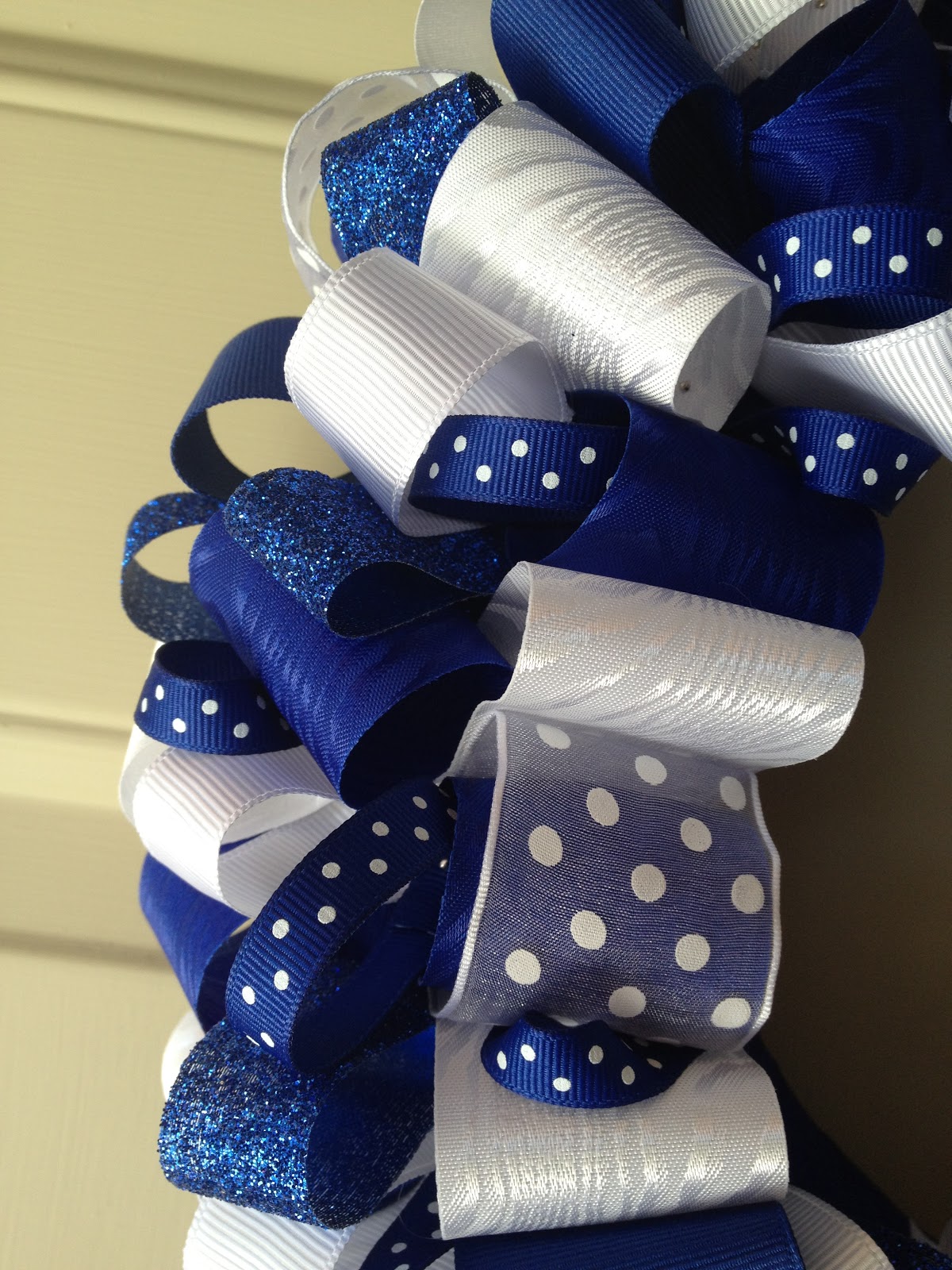 Katie's Ribbon Wreaths: UK Ribbon Wreath!