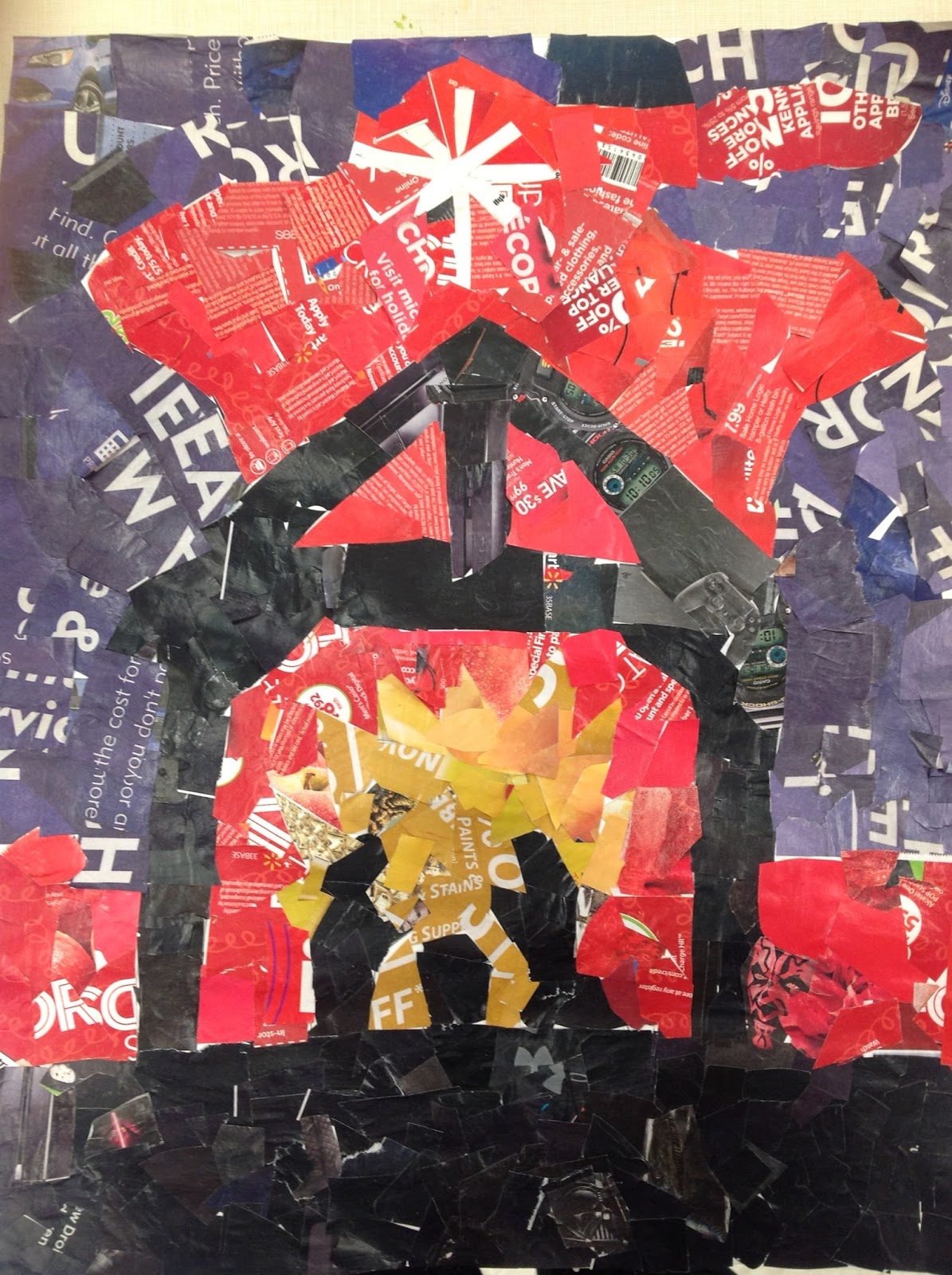 Miss Arty Pants: Christmas Collages