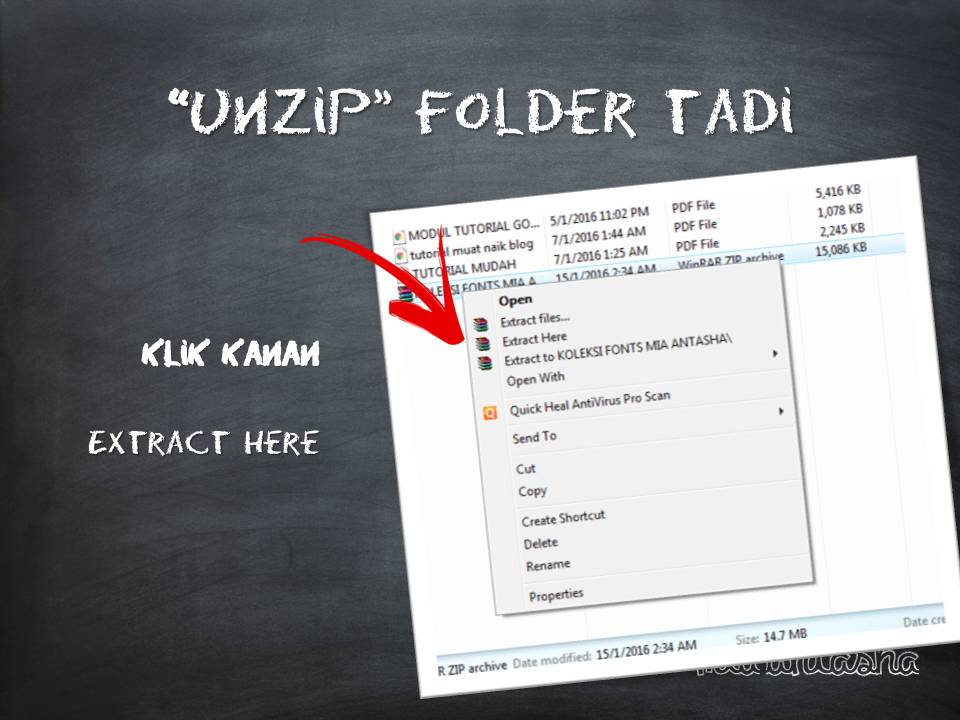 MUAT TURUN DAN TUTORIAL INSTALL FONTS ~ SK (Felda) Redong, Segamat
