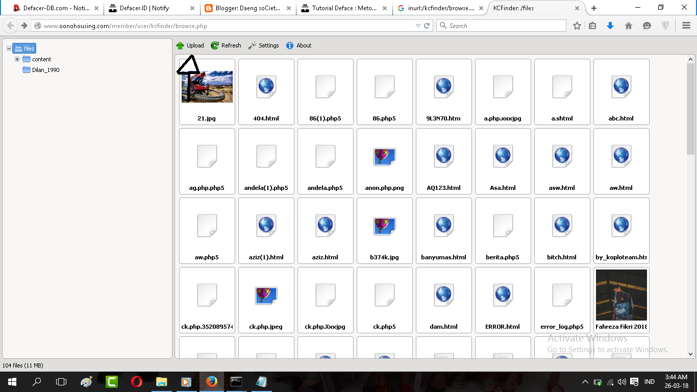 Tutorial Deface : Metode KCFinder | shell Upload Vulnerability [ fresh ...
