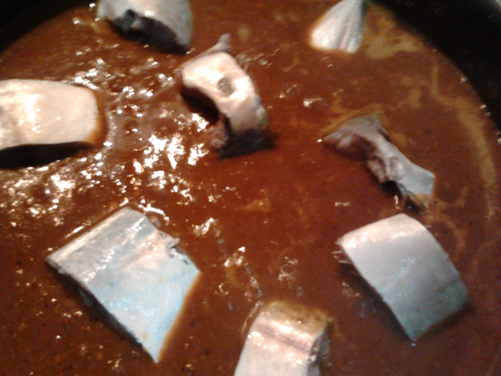 Raja Panna Upkari / Fish Curry / Mackarel in red gravy / Jalke Panna Upkari