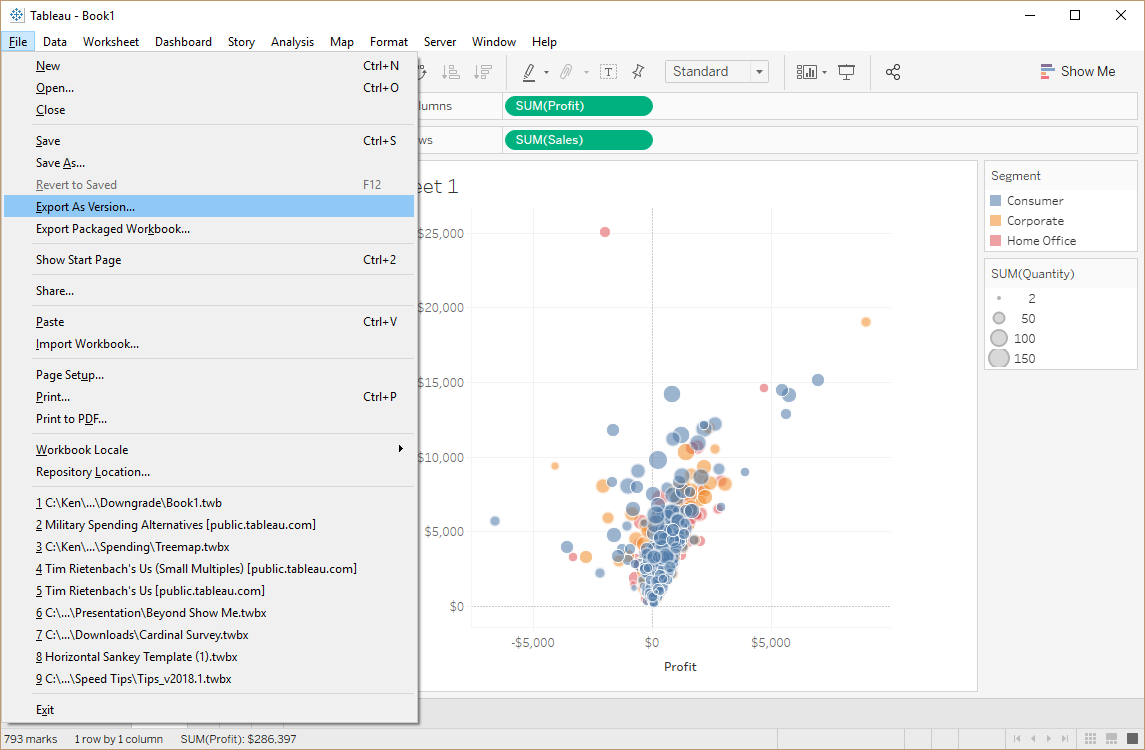 Quick Tip: Downgrade Your Tableau Workbook - The Flerlage Twins ...