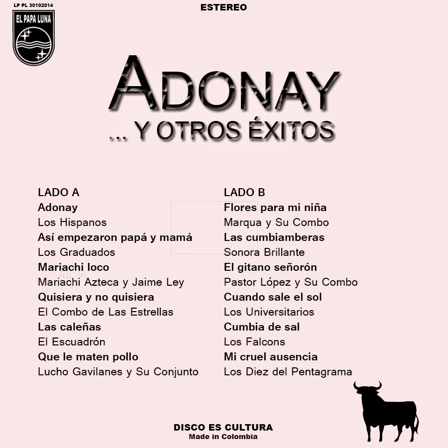 Leyendas de la música tropical : ADONAY Y OTROS EXITOS