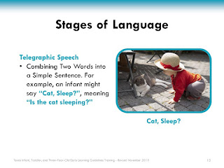 Stages in First Language Acquisition: What is telegraphic speech?