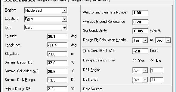 HAP Software Tutorial - Sample of Cooling Load Estimation