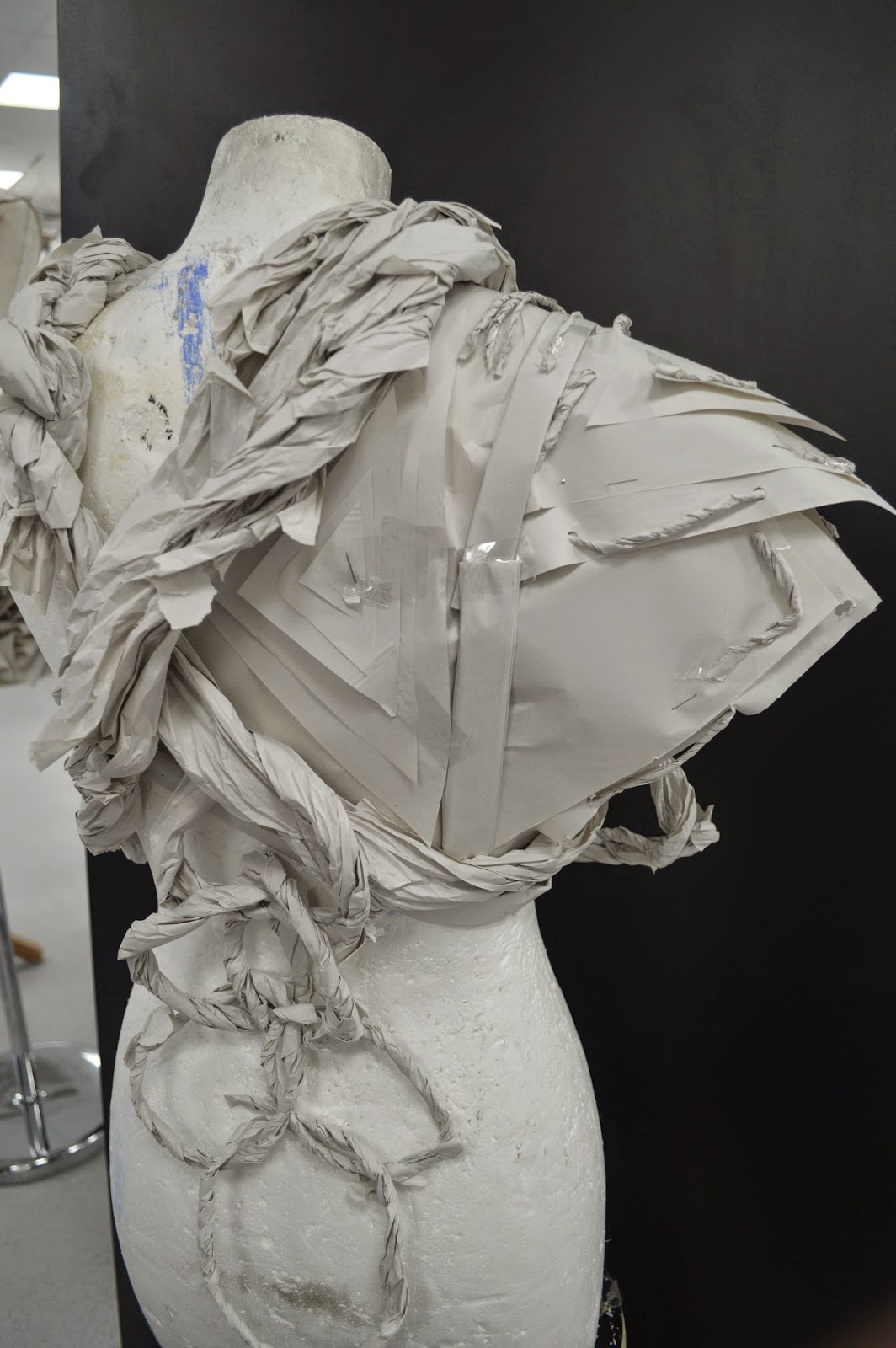 Harry Roberts Art: Paper Manipulation - Part Two Mannequin time!