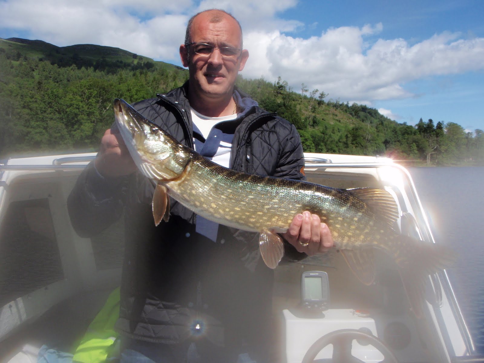 Scottish Fishing Guide: 12lb Pike. Pike Fishing Guide Loch Lomond