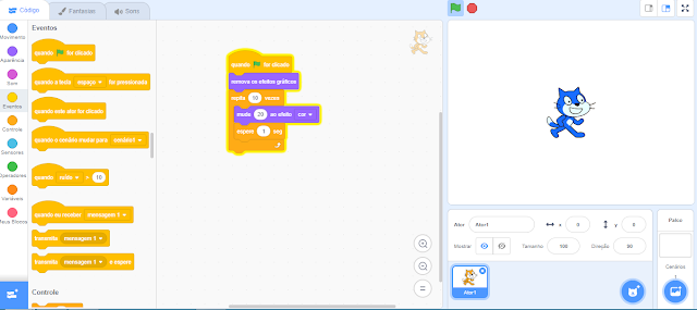 Curso de Scratch: março 2019