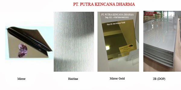 PLAT STAINLESS GOLD HAIRLINE ~ STAINLESS