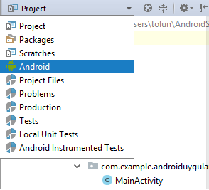 Android Programlama: Proje Yapısı & Android Studio Kullanımı