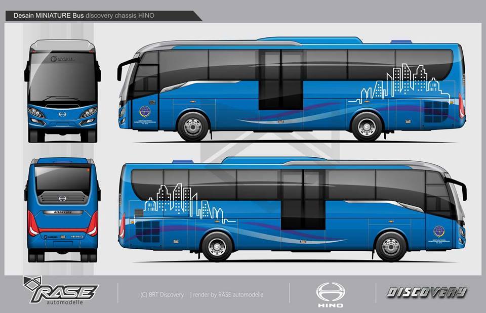 Blueprint bus indonesia Discovery By Rase | Membuat Model bus dengan ...
