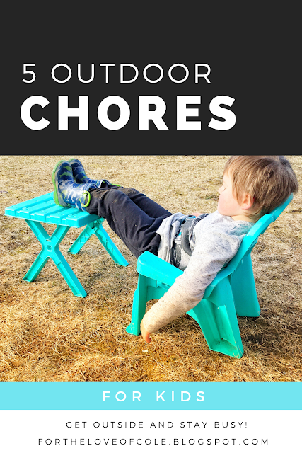 5 Outdoor Chores for Kids