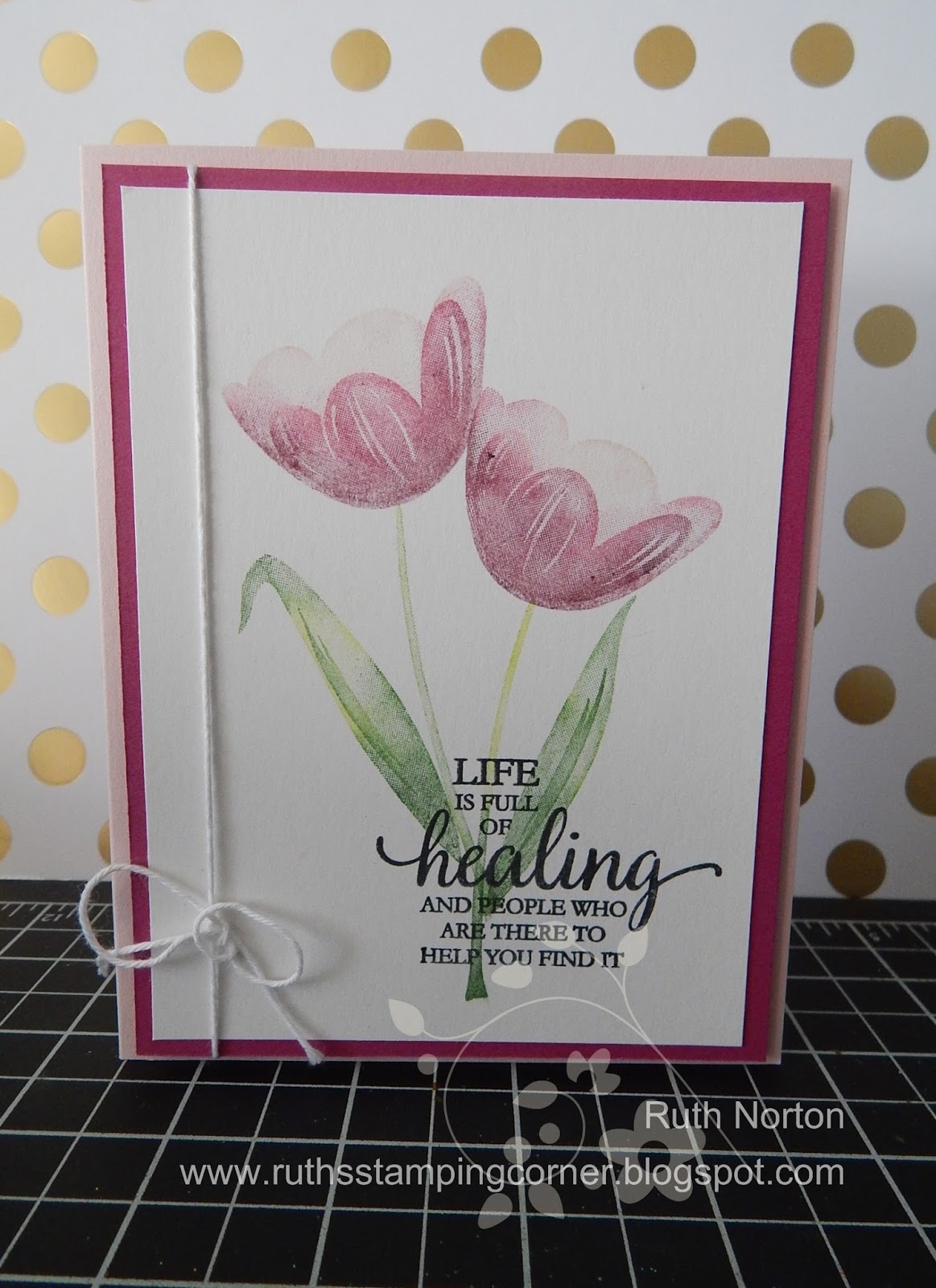 Ruth's Stamping Corner: Stamping With Sponge Daubers
