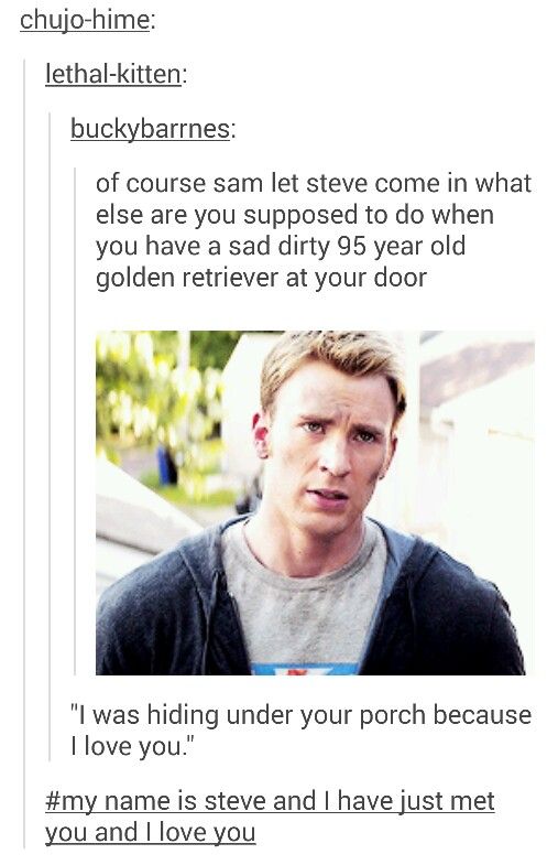 Oh So Geeky: Favorite Captain America Tumblr Posts