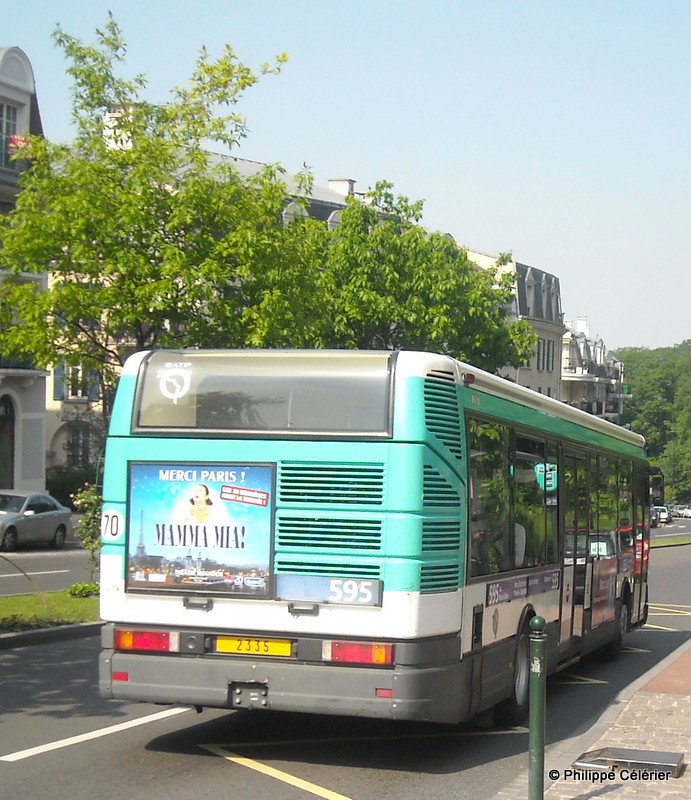Les Tramways,Métro,RER,Bus de la RATP: Bus 595