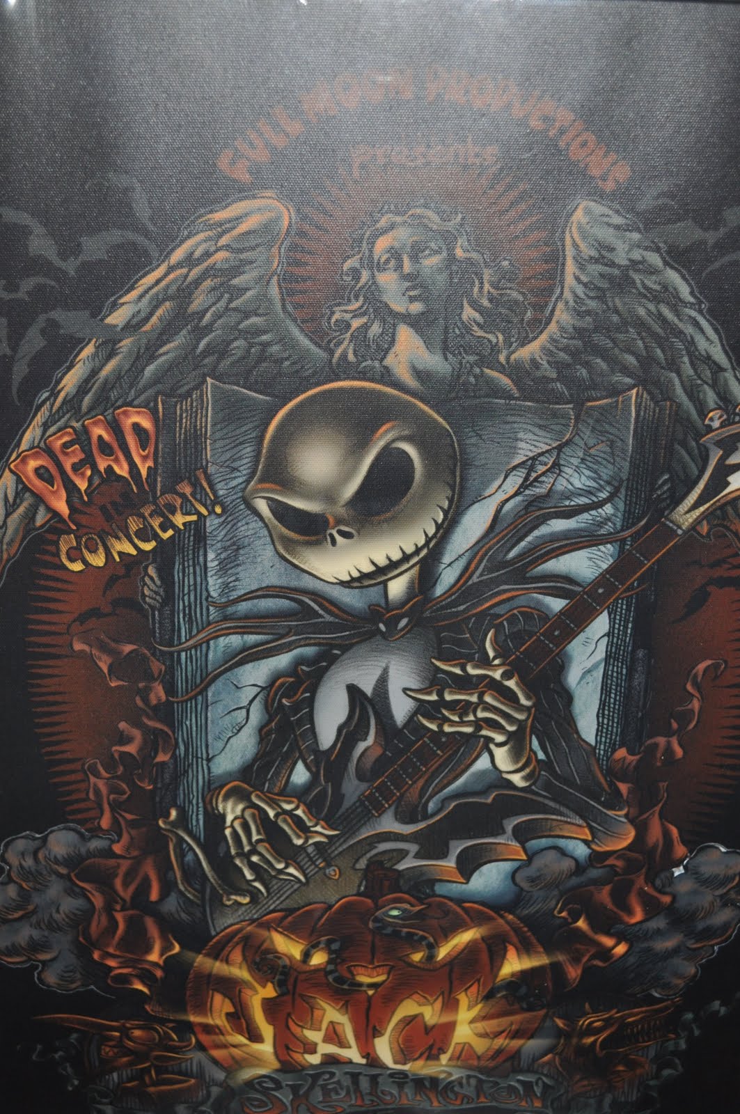 Disney Pixar Fanatics: Jack Skellington Canvas Art