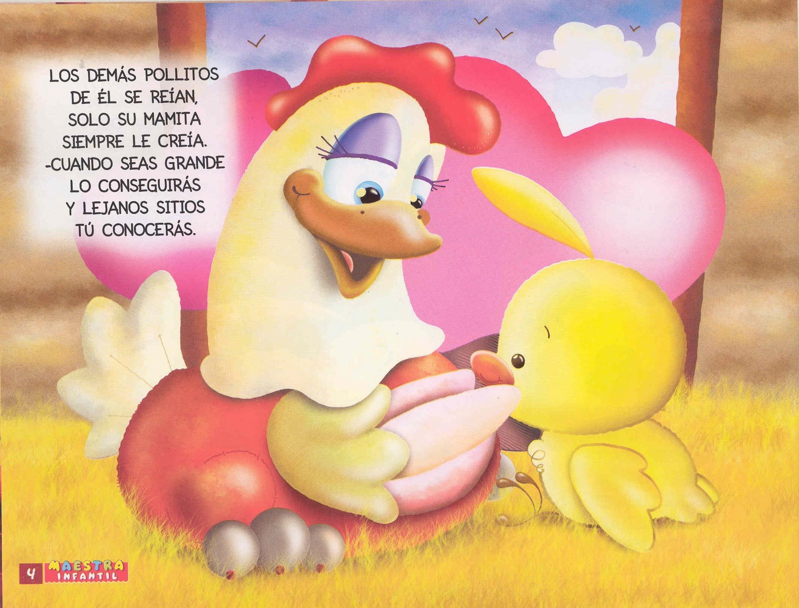 En un rincón de mi aula de Infantil: Cuento: Un pollito amarillito
