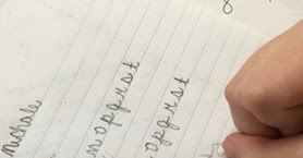 An Apple For The Teacher: Teaching Cursive