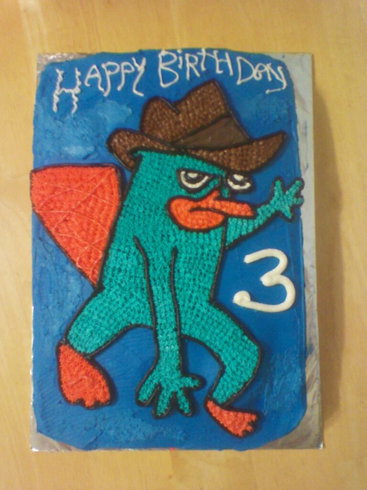 Perry The Platypus Cake