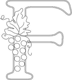 RISCOS DAS LETRAS DO ALFABETO PARA PINTURA EM TECIDO-ALFABETOS LINDOS