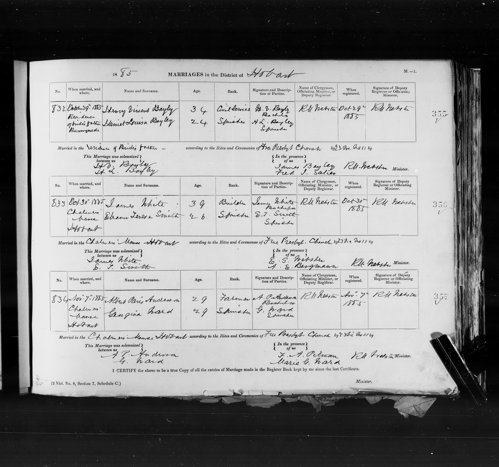 Thomas J. Nevin | Tasmanian Photographer: Elizabeth Bayley at Runnymede ...