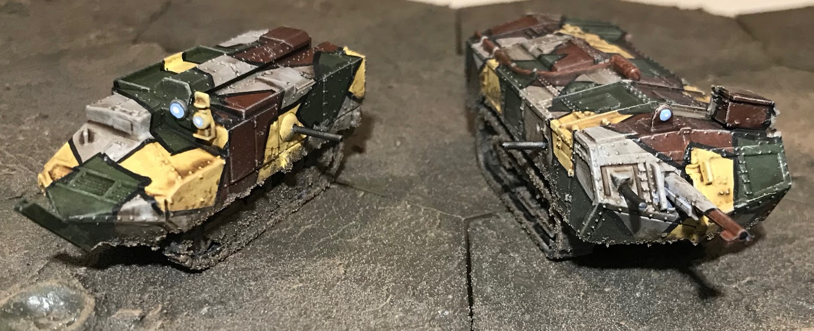 Wargaming with Barks: 15mm WW1 French tanks