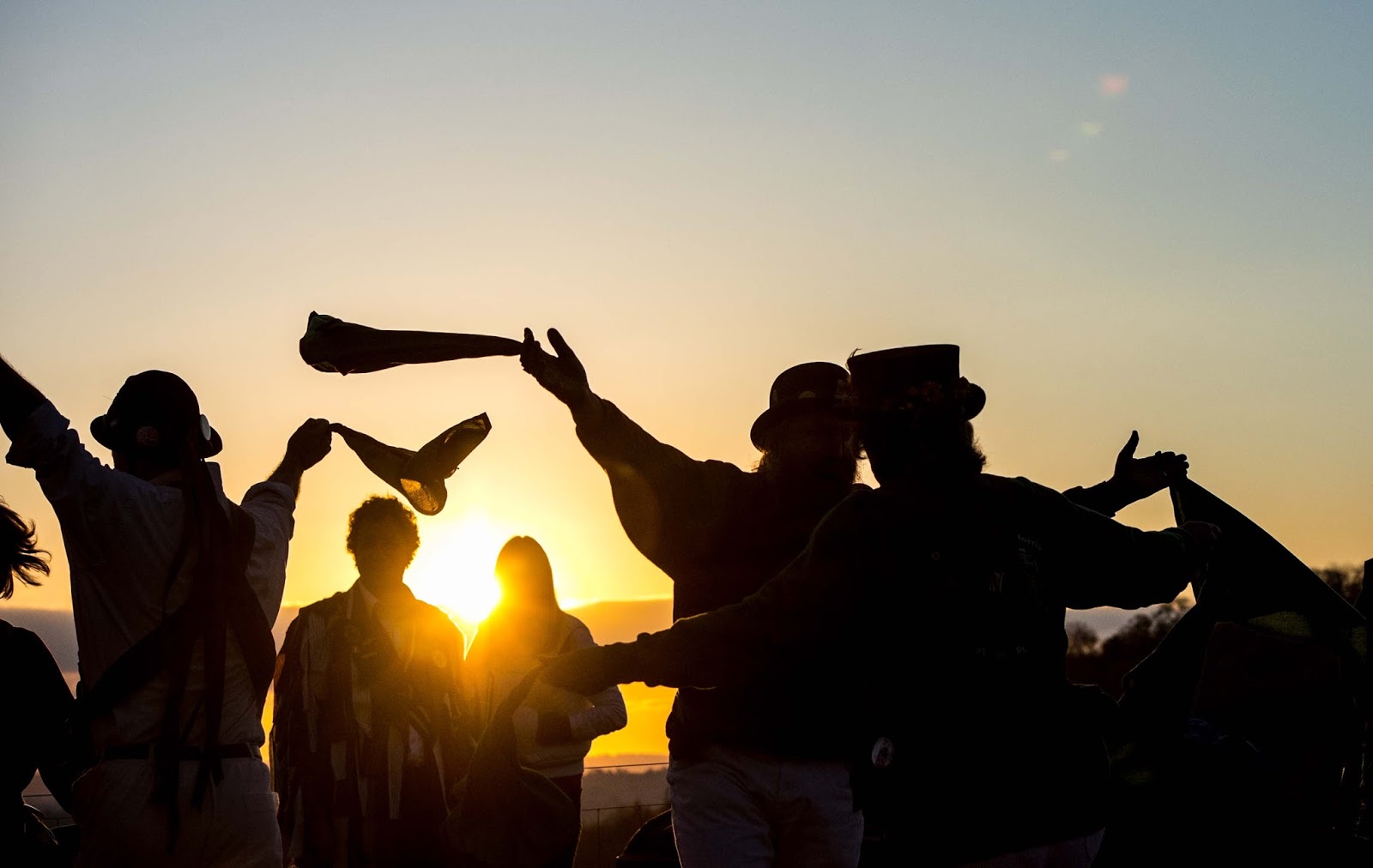 May Day Morris Dancing at Ham Hill