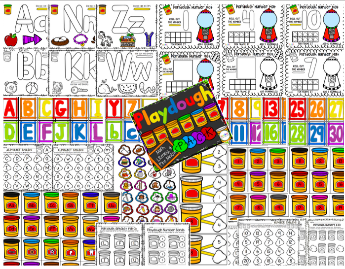 Preschool Wonders: Using Playdough to Incorporate Learning Targets!