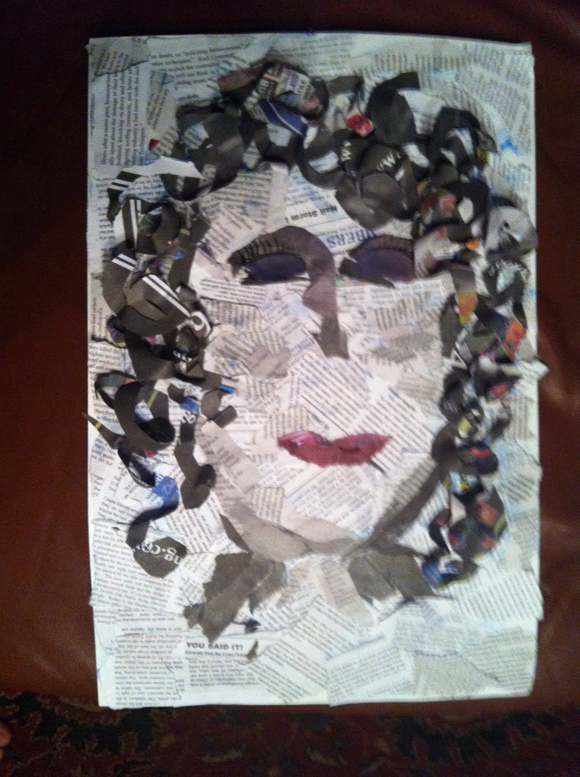 Created for Creating: Portraits in the Newspaper