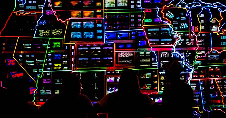 One Photograph a Day: Electronic Superhighway