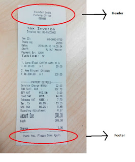 TrackSol for India: How to add or edit the receipt's header & footer ...