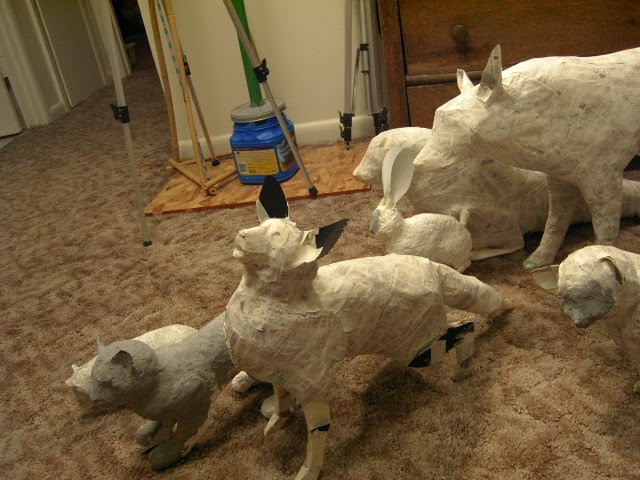 ASHLEYFERN: Paper Mache Beasts